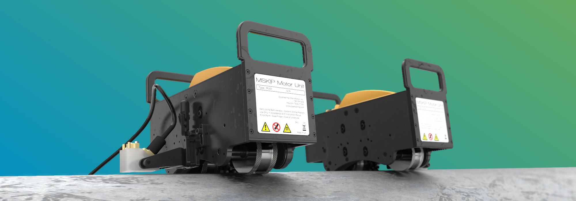 Oceaneering Motorised Scanner - Industrial Design Case Study - GX